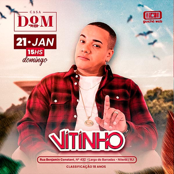 Vitinho na Casa Dom - Guiche Web
