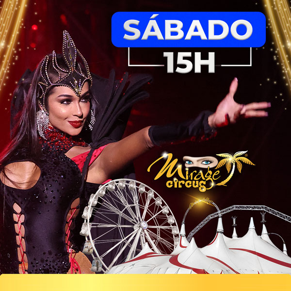Circo Mirage Circus Curitiba. PR - 28.SET às 15h - Guiche Web