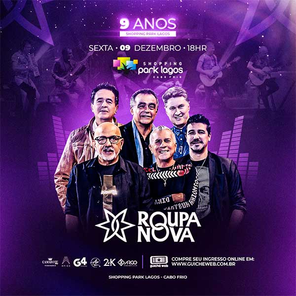 Roupa Nova em Cabo Frio - Evento ON