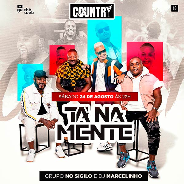 Tá na Mente na Country House em Sao Goncalo - Evento ON