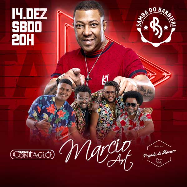 Márcio Art no Samba do Barbieri - Guiche Web