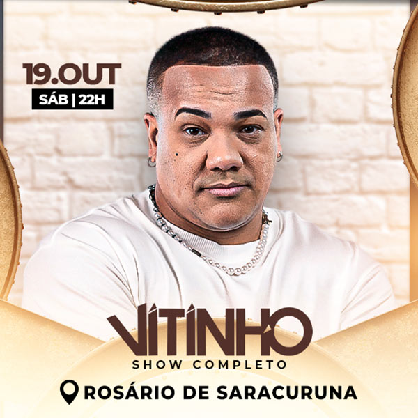 Vitinho no Rosário de Saracuruna - Guiche Web
