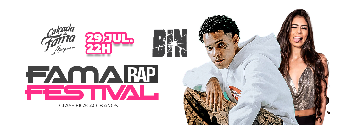 Fama Rap Festival - Bin - Guiche Web
