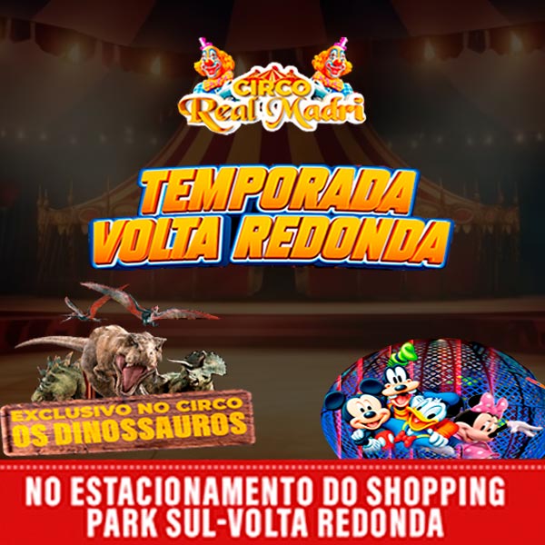 Circo Real Madri | Qua 02.ago 20h em Volta Redonda - Evento ON