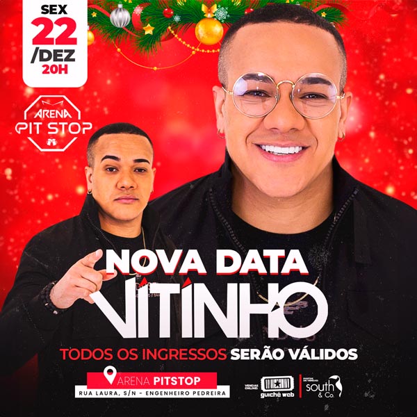 Vitinho no Pit Stop - Guiche Web