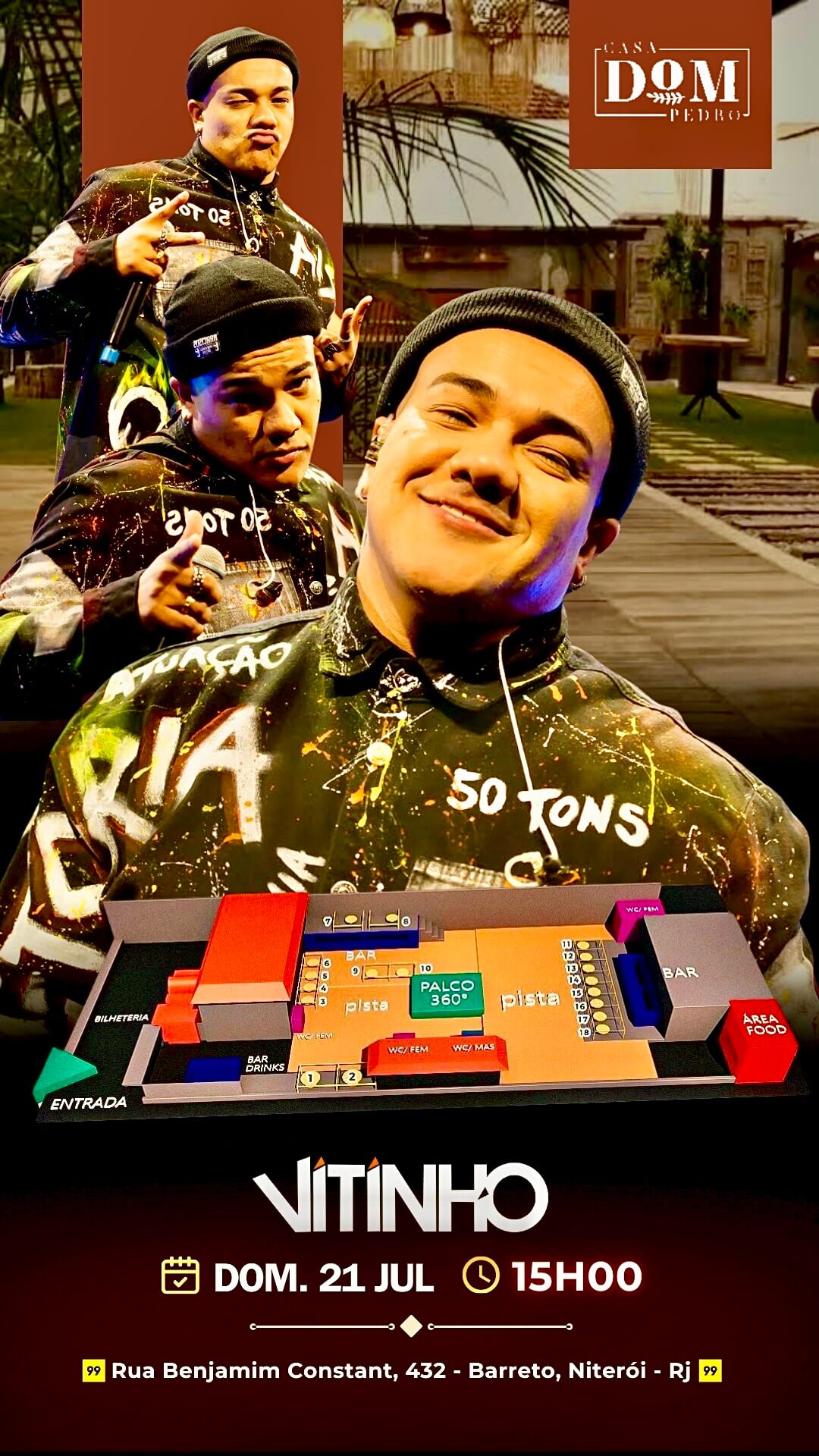 Vitinho na Casa Dom - Guiche Web
