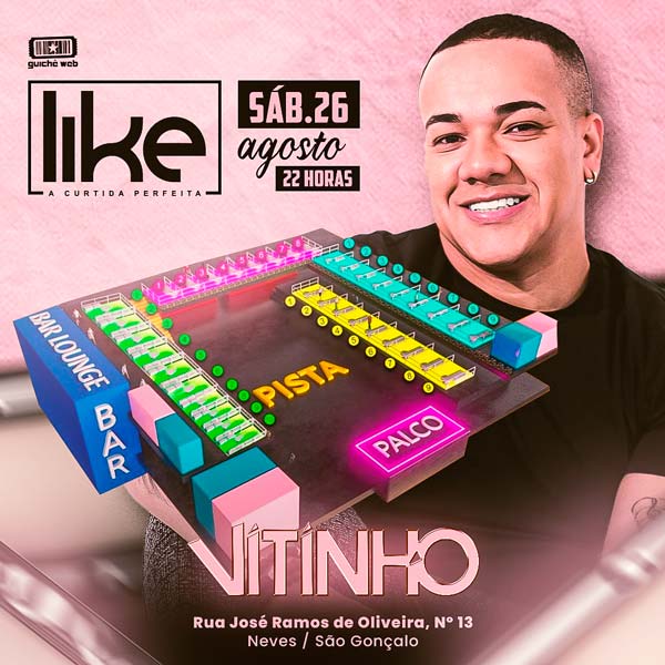 Vitinho na Like - Guiche Web