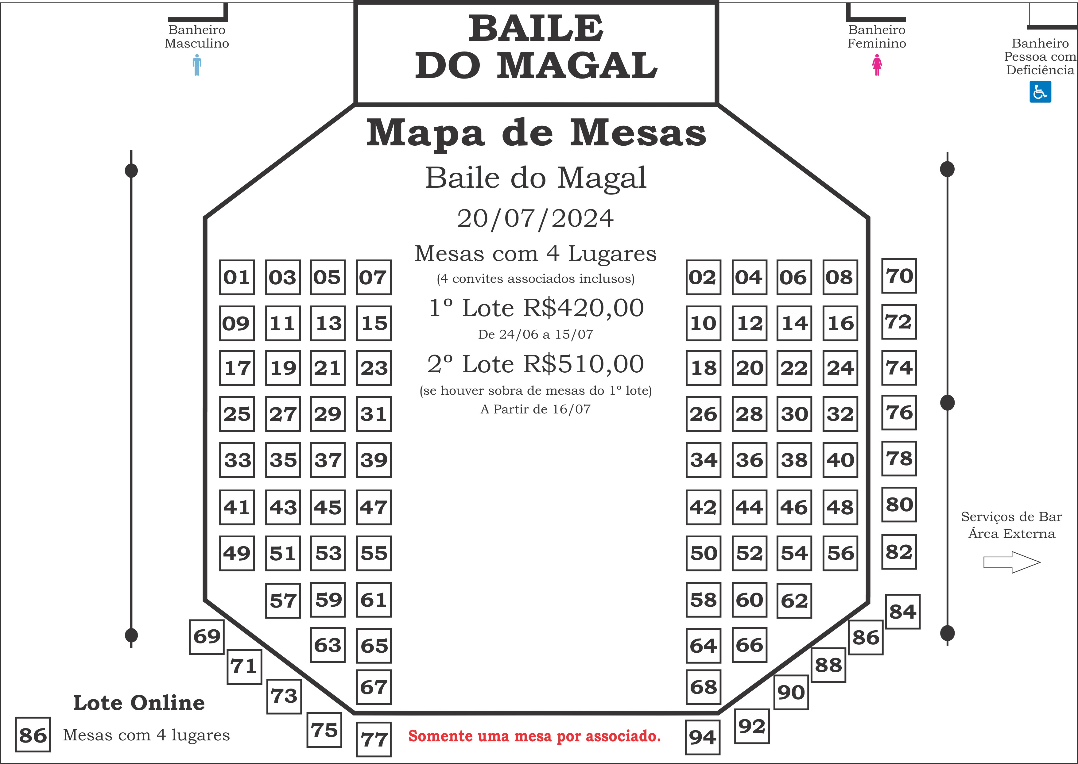 Baile do Magal - Guiche Web