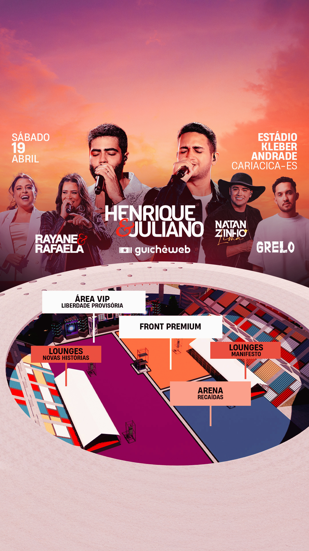 Henrique e Juliano | Convidados - Guiche Web