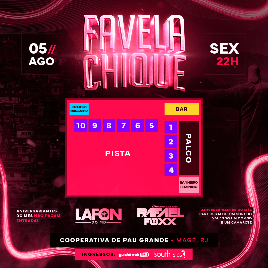 Favela Chique - Guiche Web