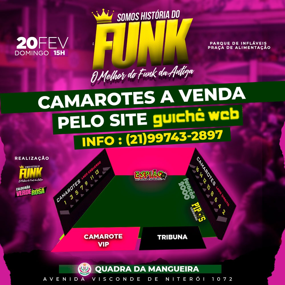 Projeto Somos História do Funk - Guiche Web